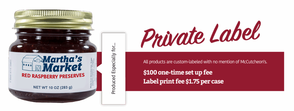 Private Labels | McCutcheons